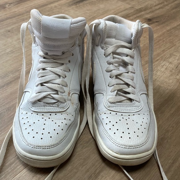 Nike | Shoes | Classic Nike White Hightop Sneakers | Poshmark